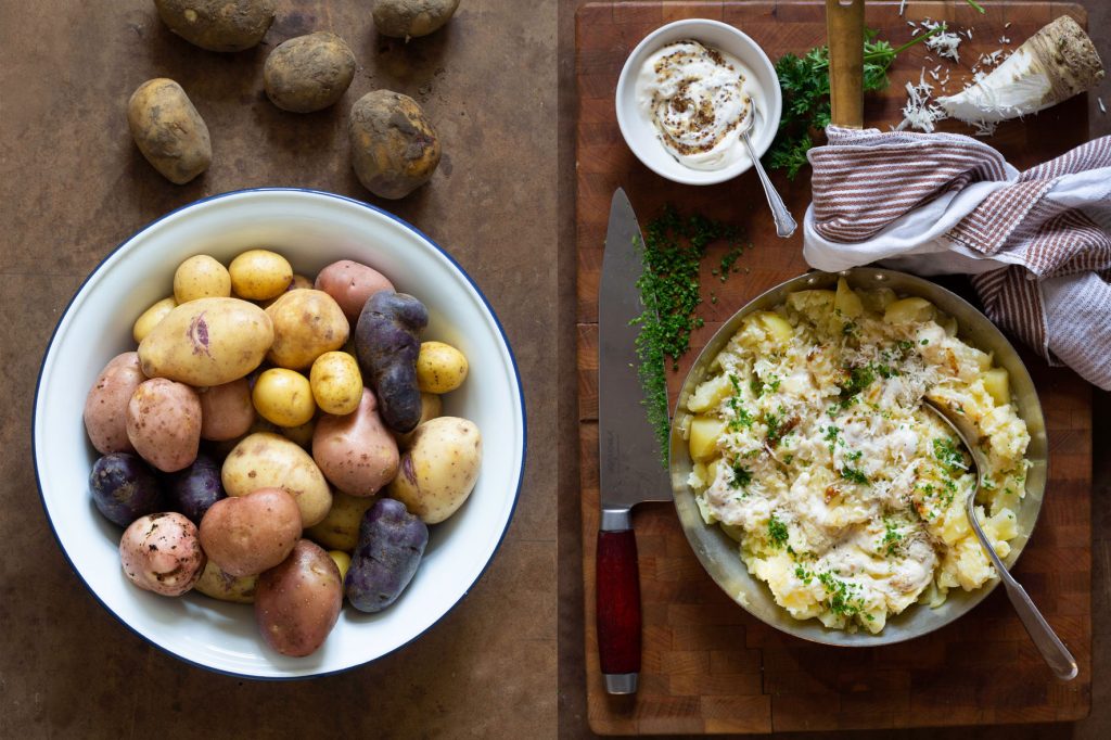 Skog till bord | Katarina Ekeström | Potatisstomp med pepparrot och ...