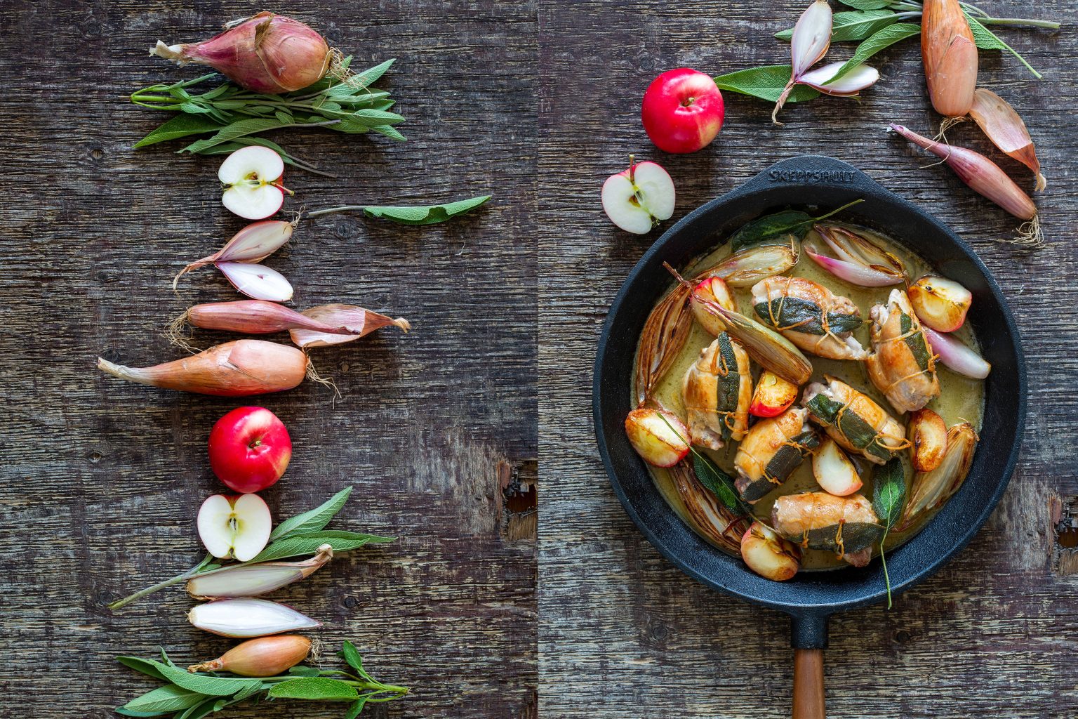 Skog till bord | Katarina Ekeström | Kycklinglårfilé med cidersky | Land